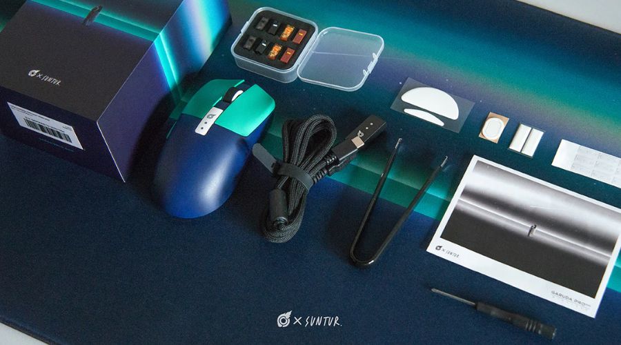 เมาส์ Loga Garuda Pro Mini เมาส์เบาที่สุด ปรับ DPI ได้สูง